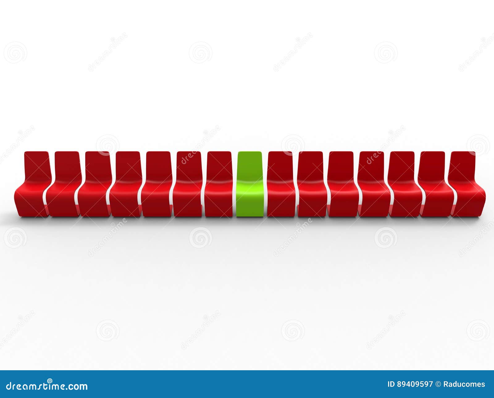 3D Render Illustration - Be Different Concept Stock Illustration ...
