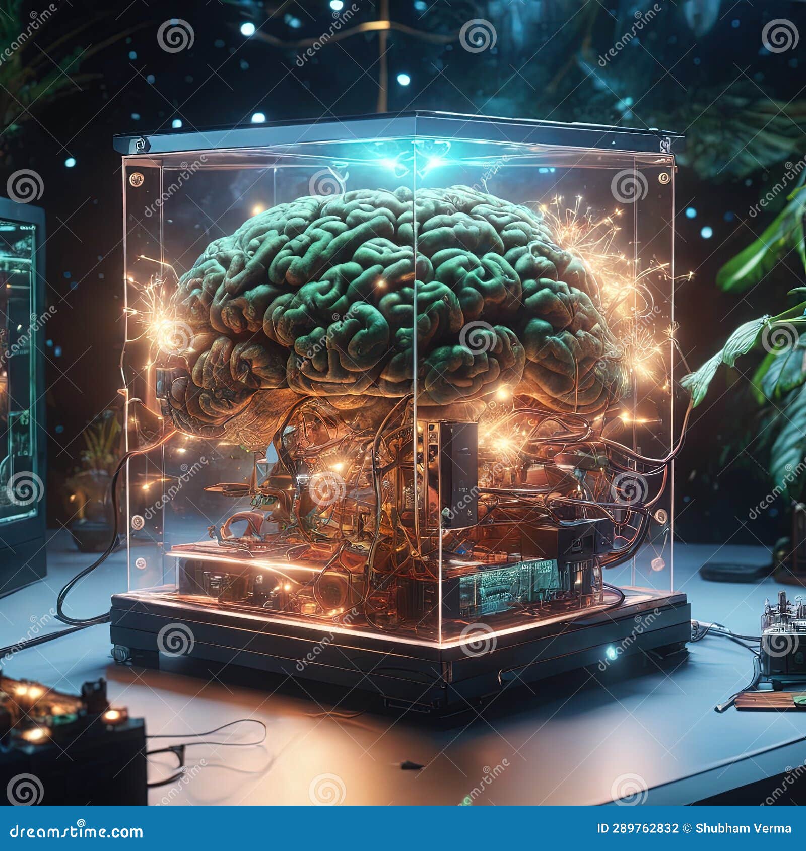 3 D Render Illustration of Brain with Brain Inside3 D Render ...