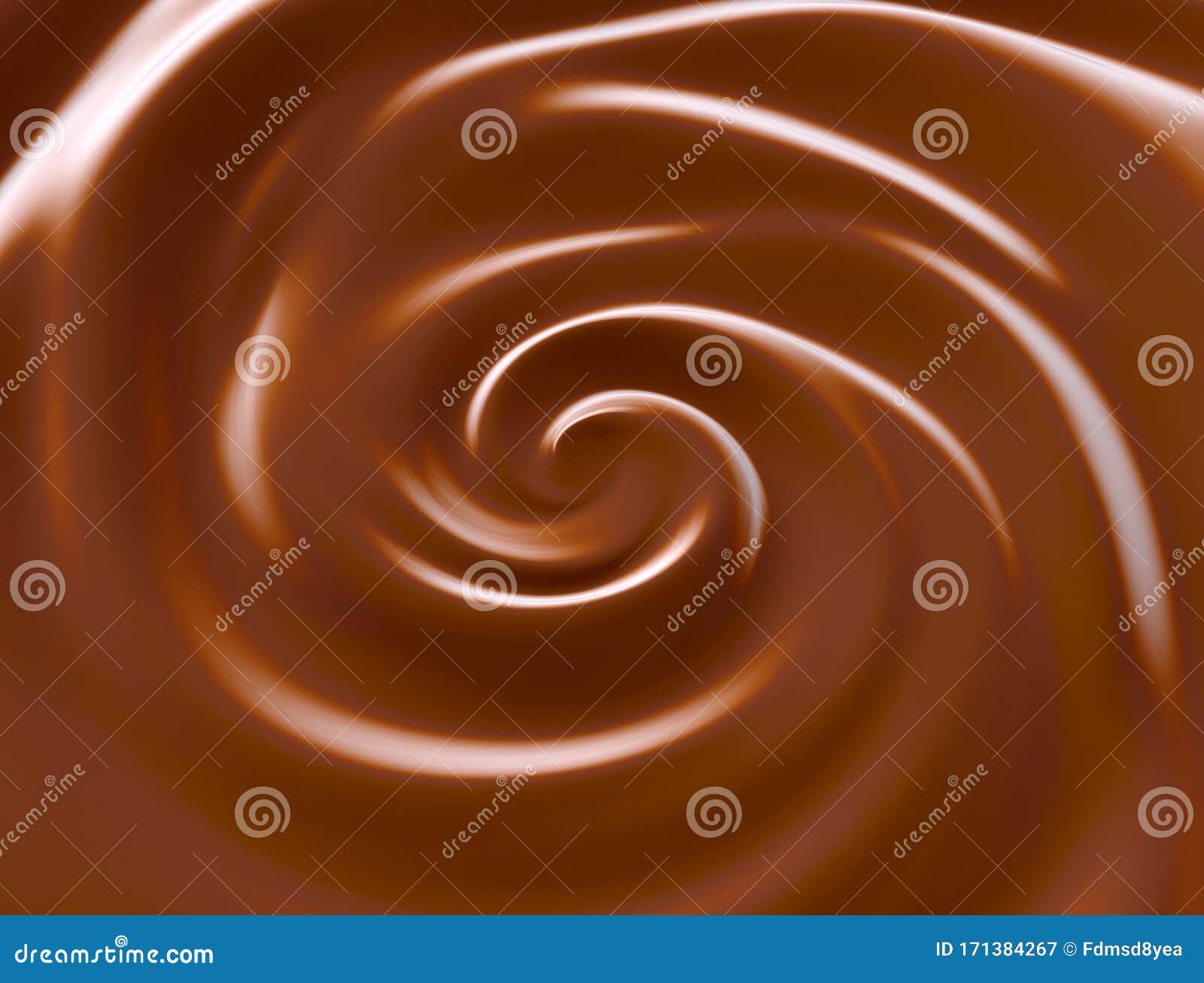 Chocolate swirl stock illustration. Illustration of tasty - 171384267