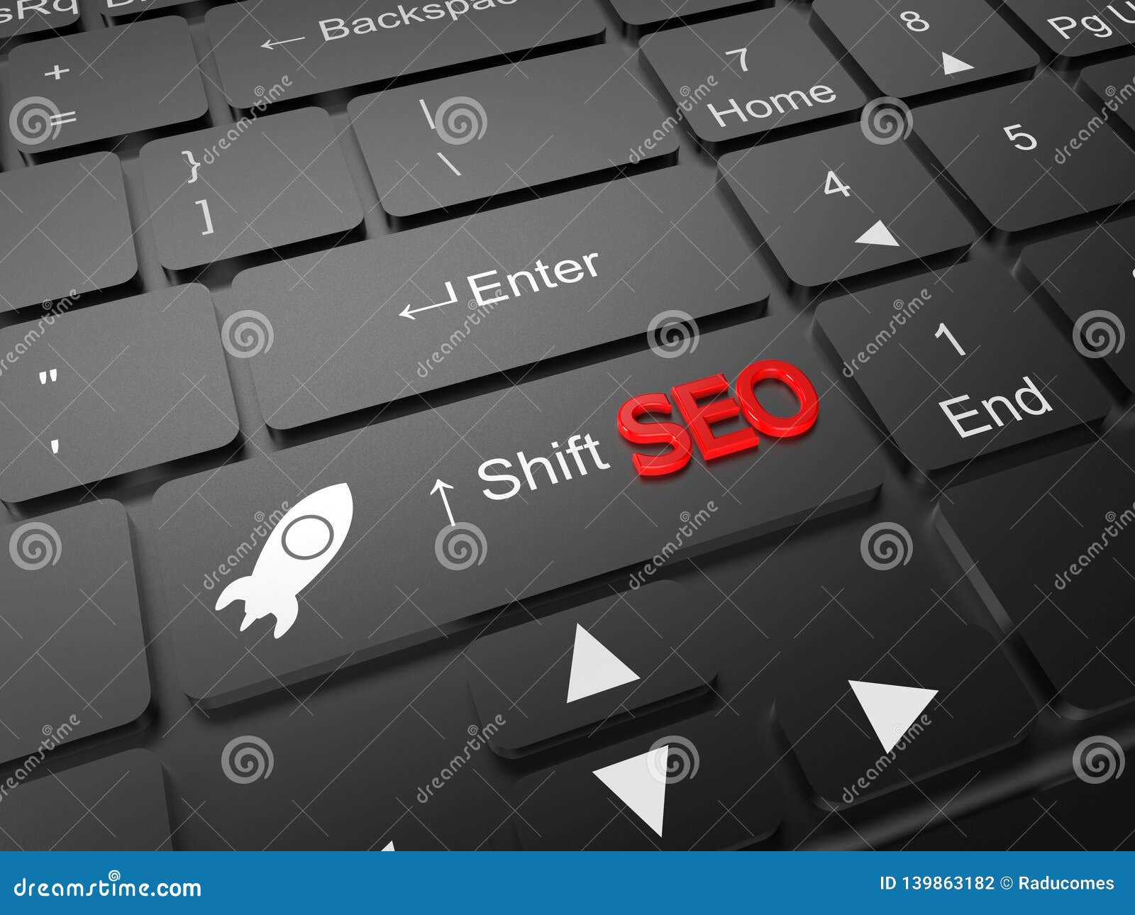 SEO shift keyboard concept stock illustration. Illustration of engine ...