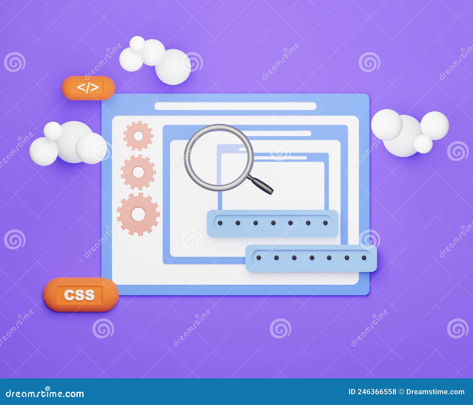 3d Render Illustration of DevOps, Software Development and it ...