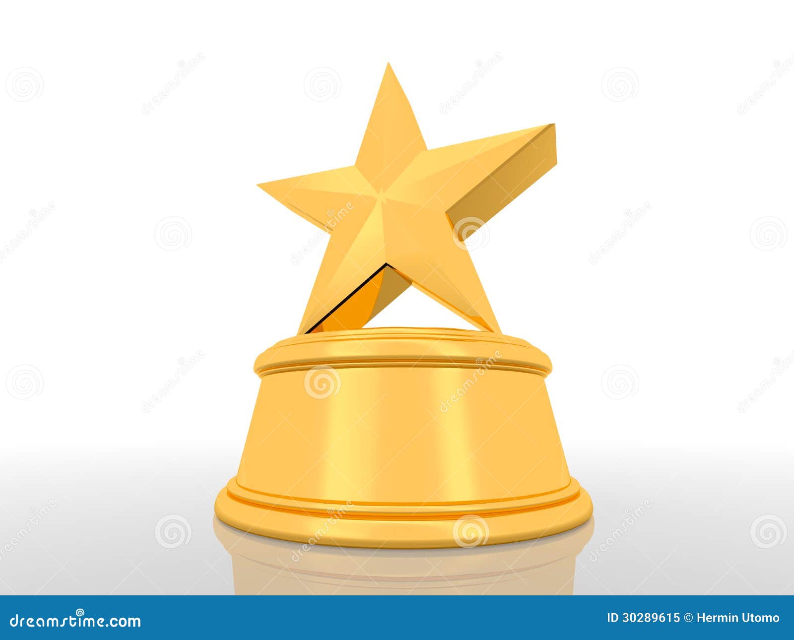 Star Winner stock illustration. Illustration of render - 30289615