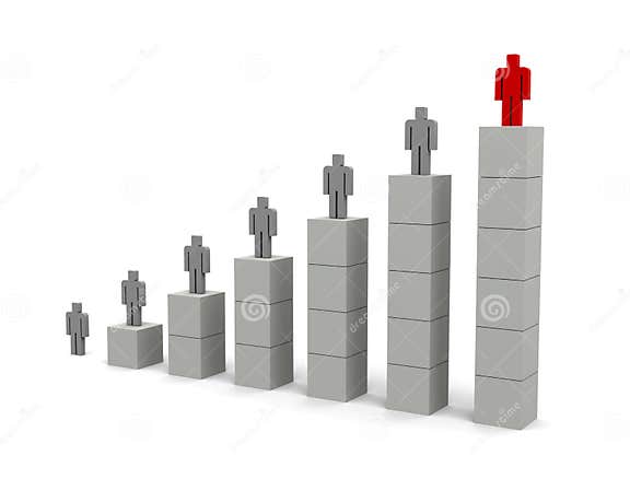 Graph and character stock illustration. Illustration of abstract ...