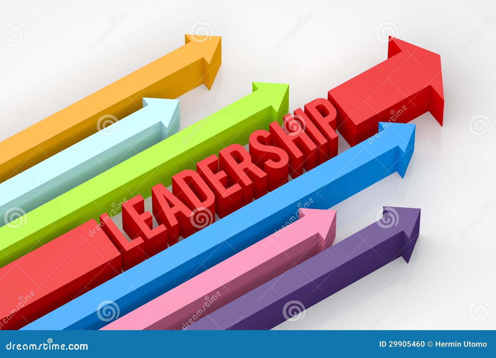 Leadership Arrow Stock Image | CartoonDealer.com #33028465