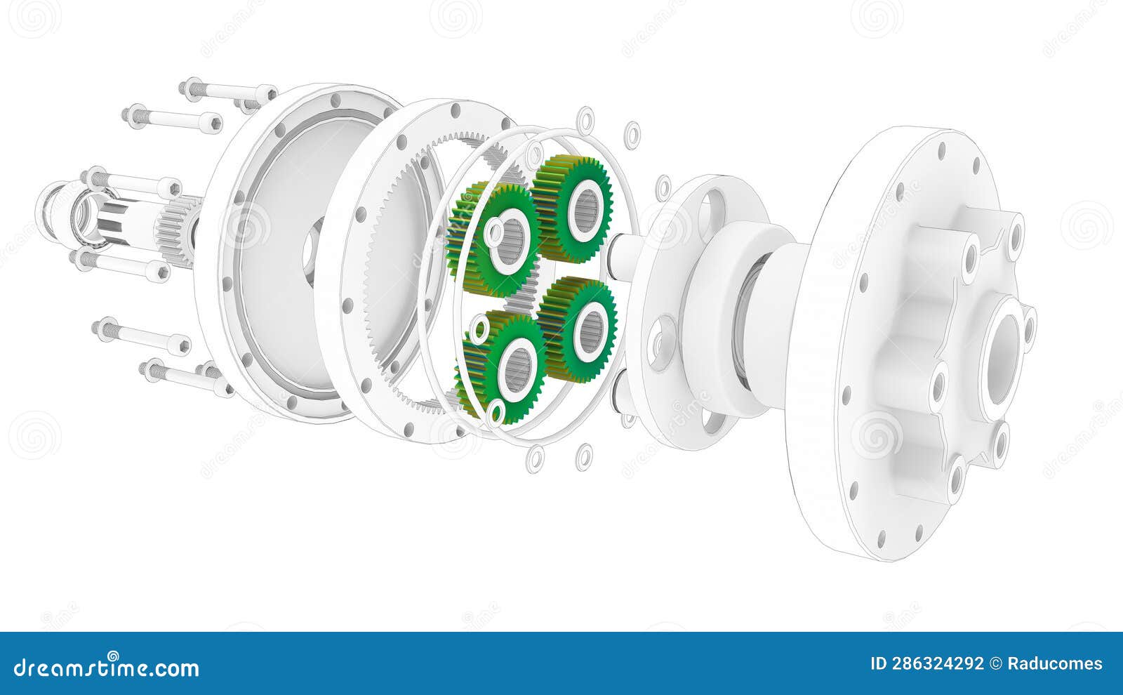 Flex Factory - A Futuristic Gym Setup Stock Image | CartoonDealer.com ...