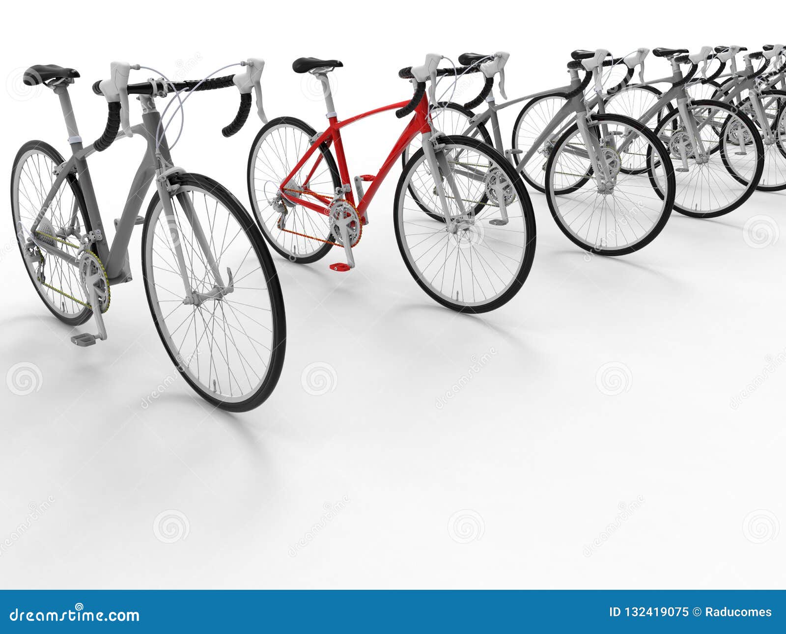 Target in Line - Bicycle Concept Stock Illustration - Illustration of ...