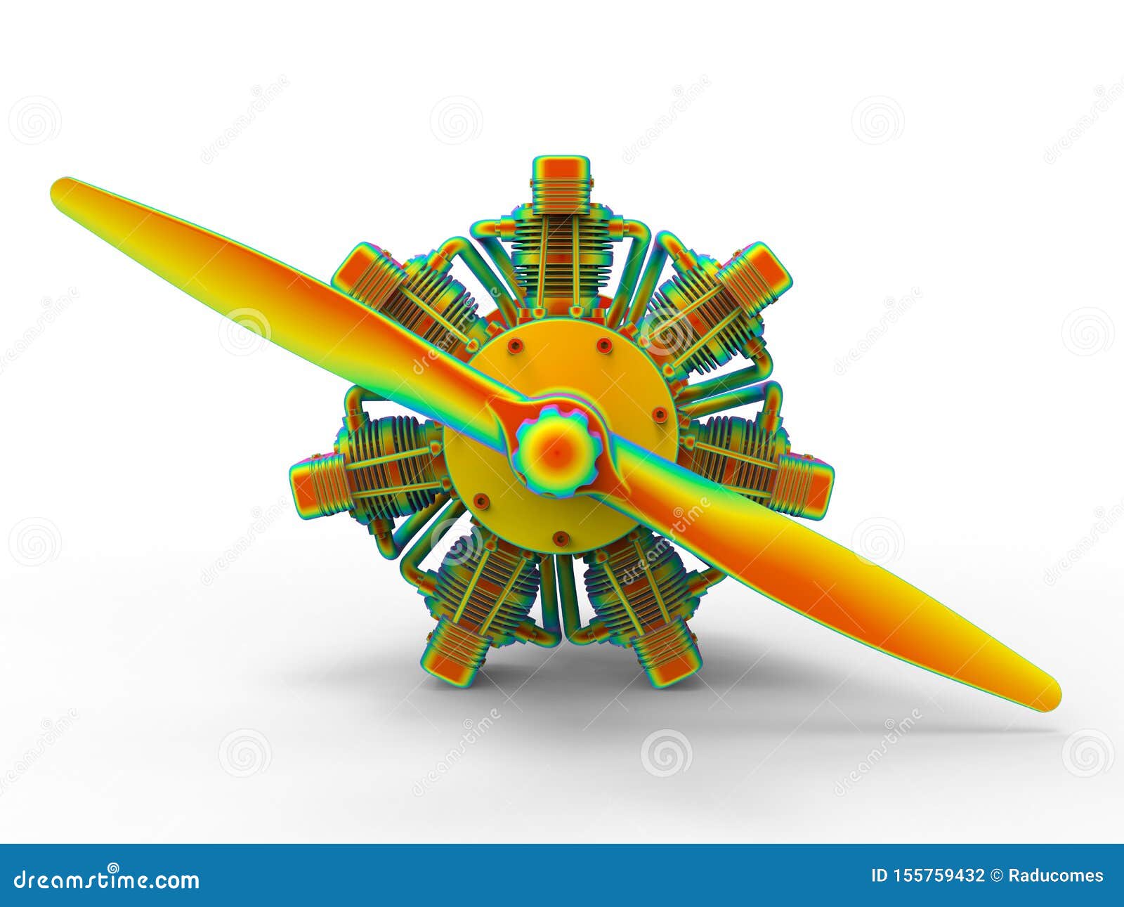Radial Engine Drawings Vector Illustration | CartoonDealer.com #165778920
