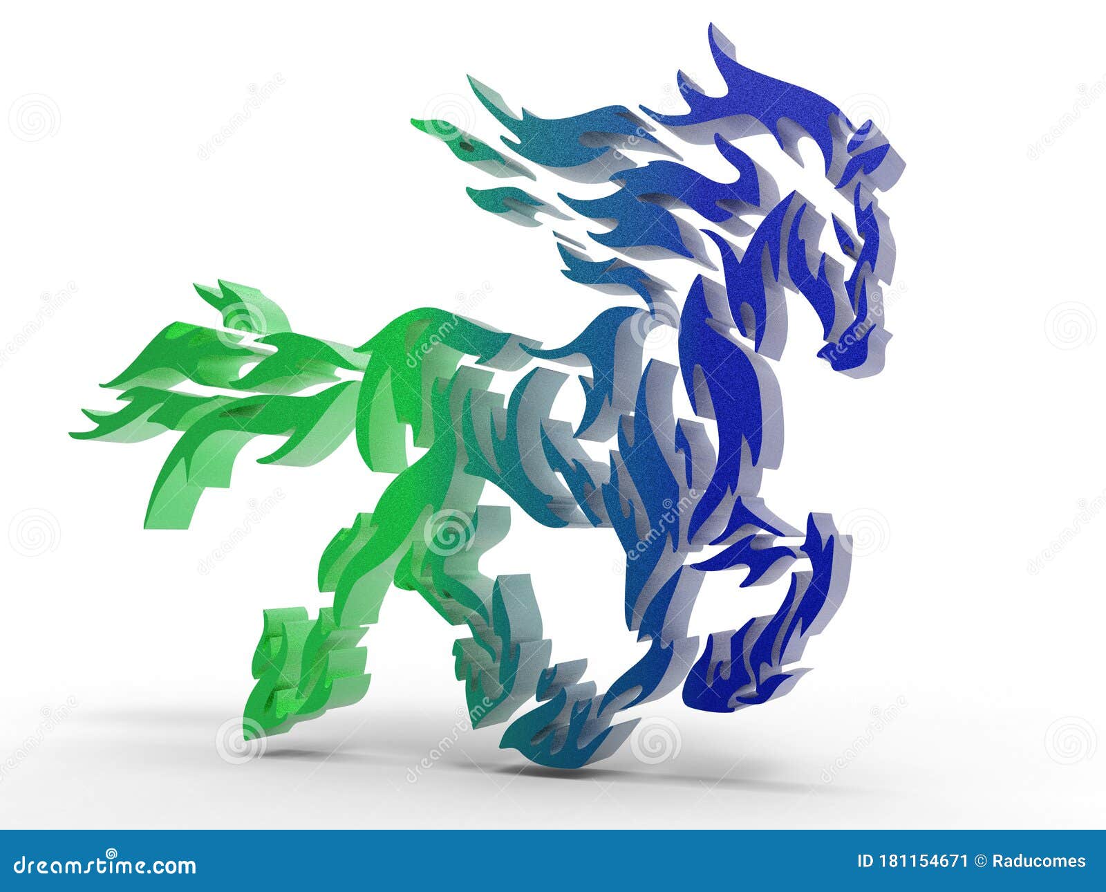 3D Rendering : A Running Male Endomorph Character Illustration With ...