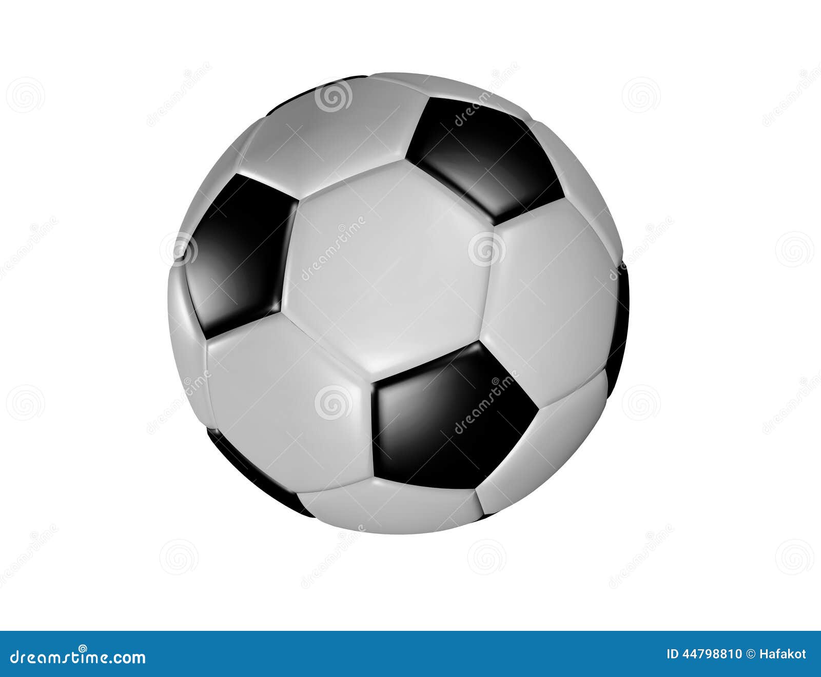 3d Render Illustration of Soccer Ball Stock Illustration - Illustration ...