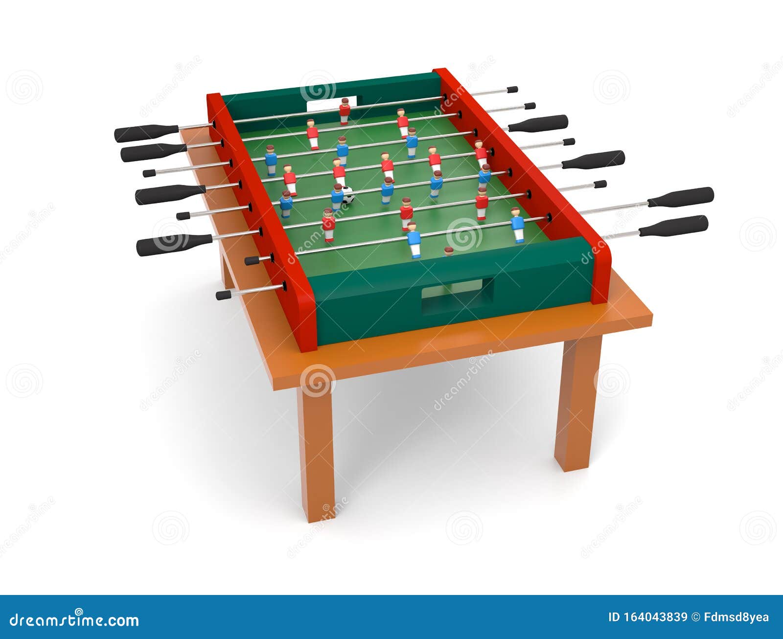 Table football stock illustration. Illustration of game - 164043839