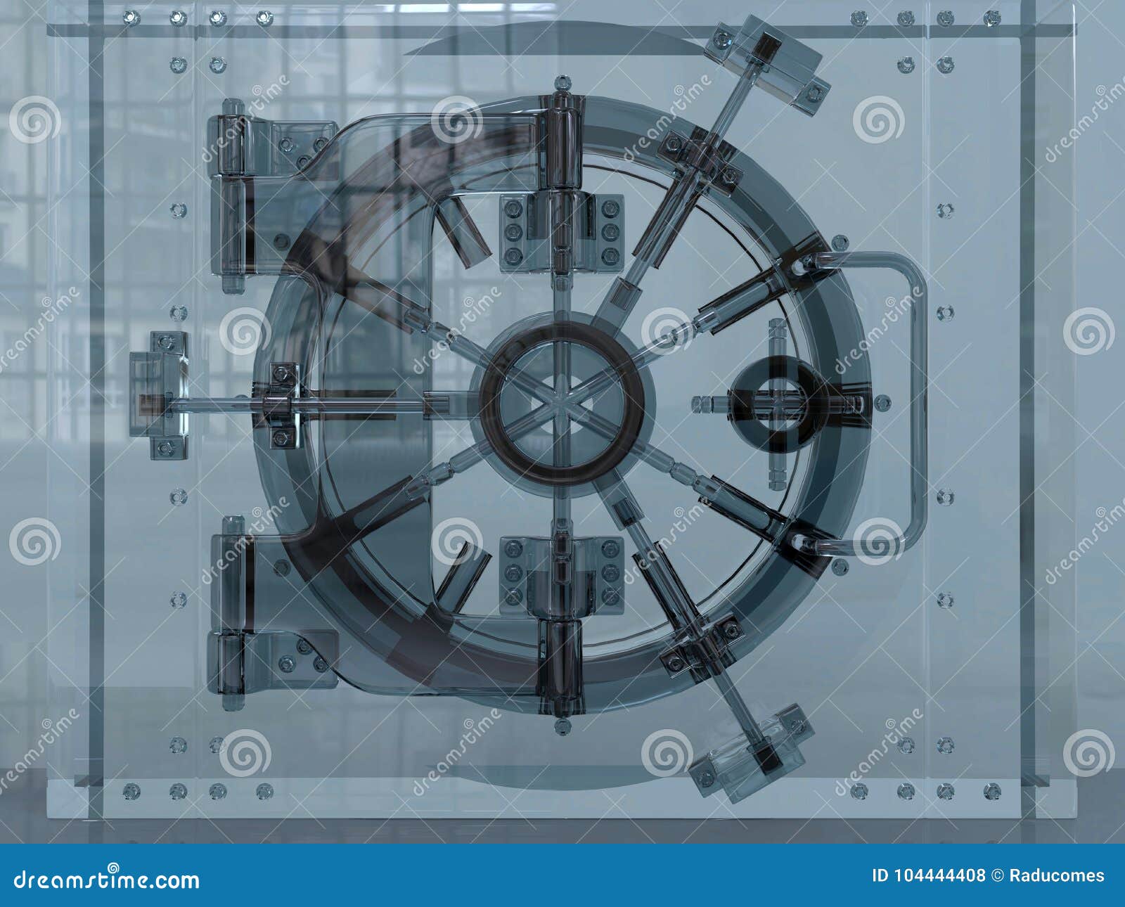 Transparent Vault Illustration Stock Illustration - Illustration of ...
