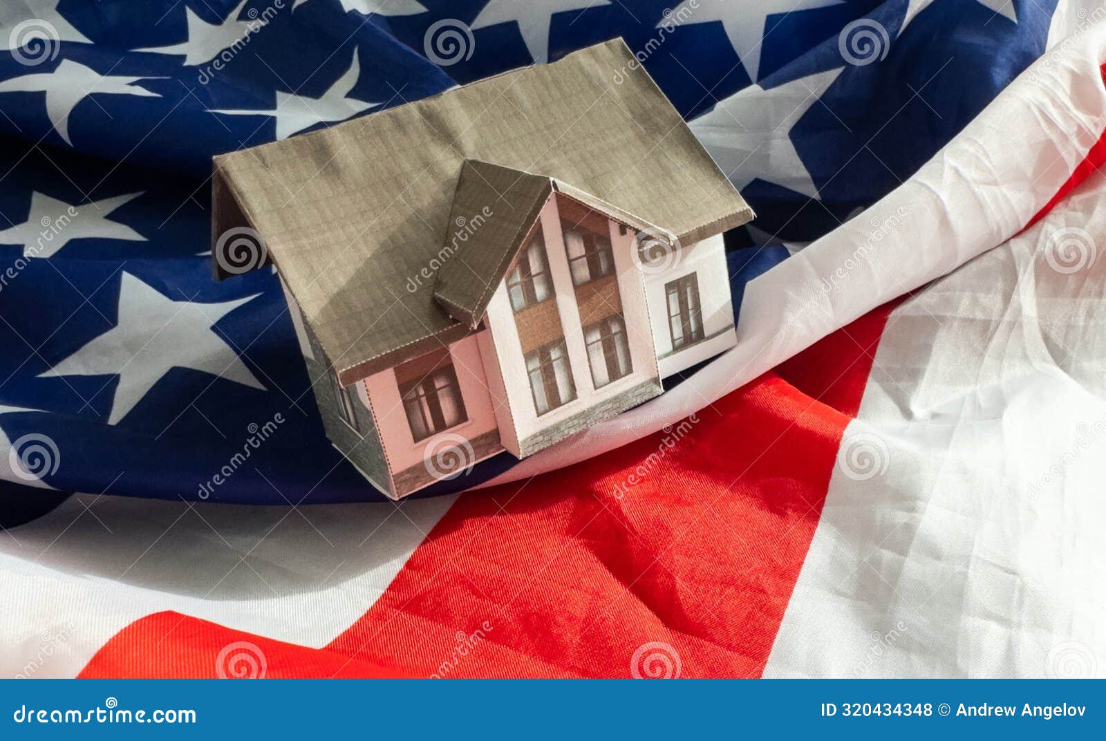 3d Render Illustration of United States Real-estate Development Stock ...