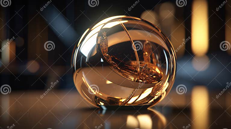 3d Render Image of Glow Object Liquid Vibe Generative Ai Stock ...