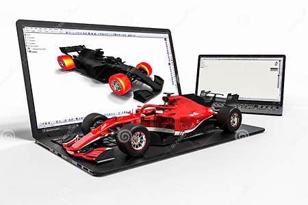 Computer Aided Design with 3D Software. Computer Aided Design of a Race ...