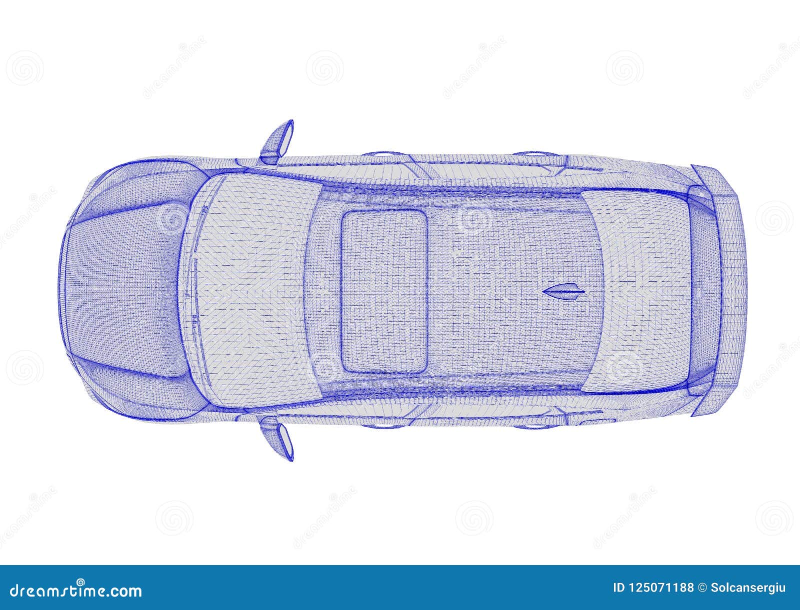 X-ray of a car stock illustration. Illustration of cars - 125071188