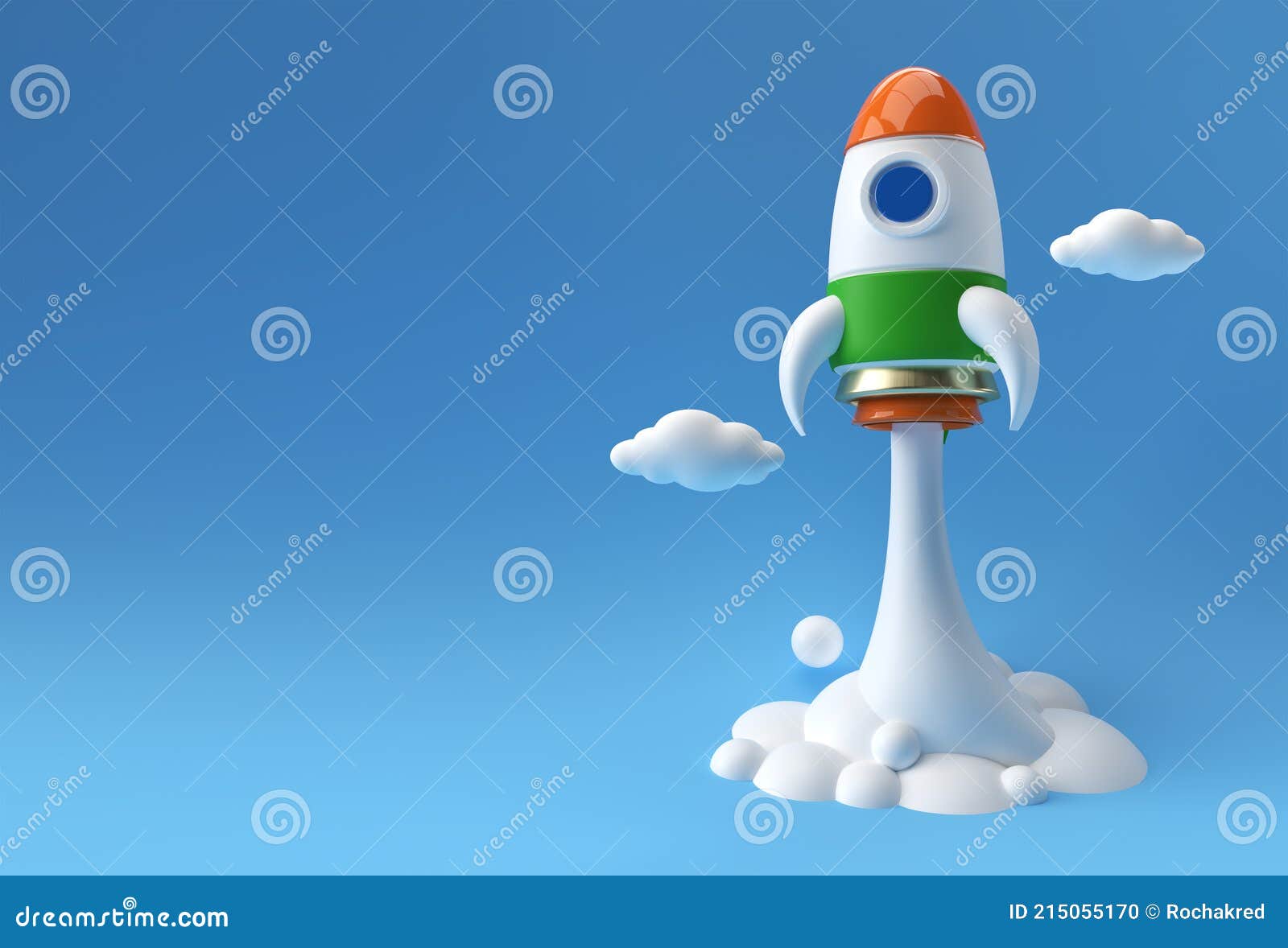 3D Render Indian Flag Rocket Launches Space Ship 3D Illustration Design ...