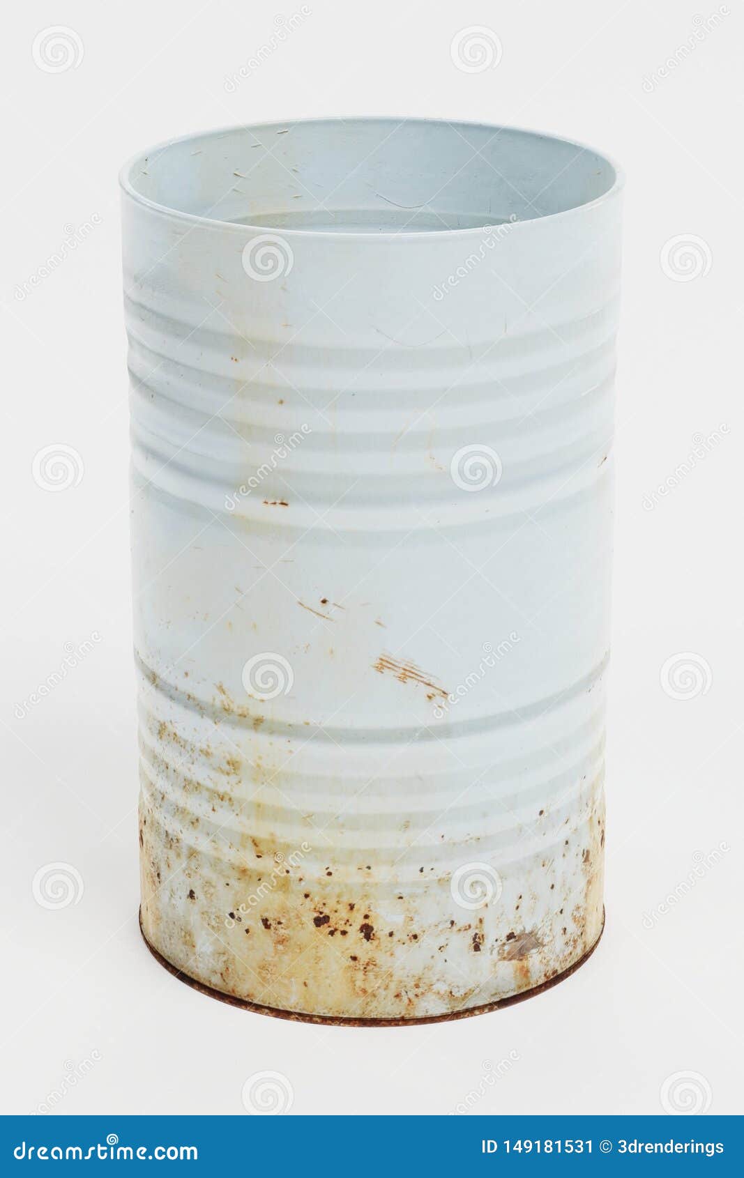 3D Render of Industrial Barrel Stock Illustration - Illustration of ...