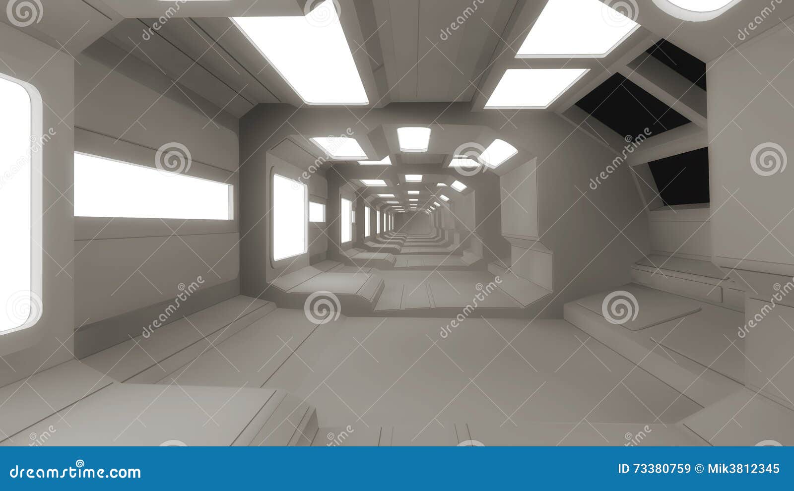 Sci Fi Interior Futuristic Room Laser Alarm Protection Security Prison ...