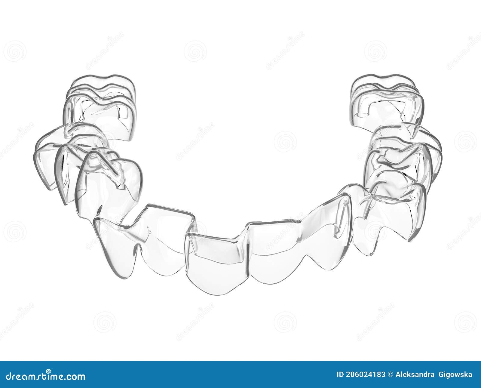 Aligner Teeth Icon, Outline Style Cartoon Vector | CartoonDealer.com ...