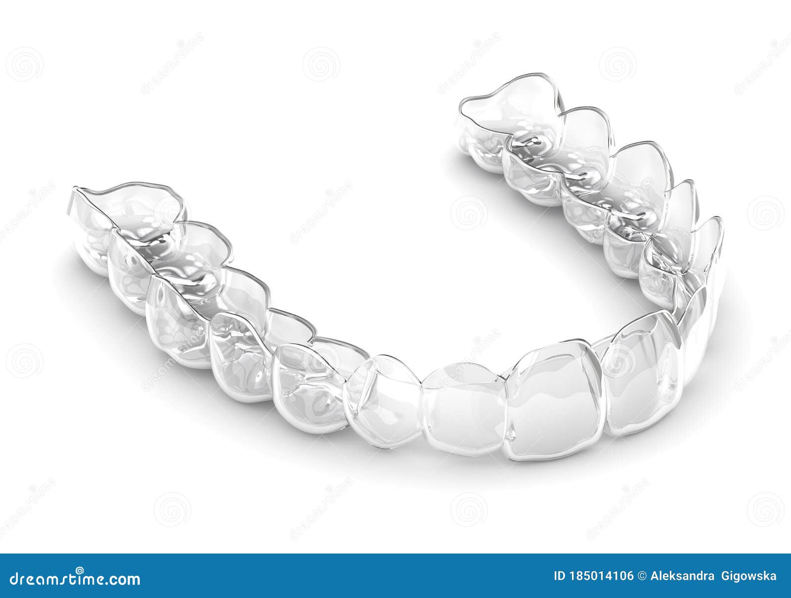 3d Render of Invisalign Removable and Invisible Retainer Stock ...