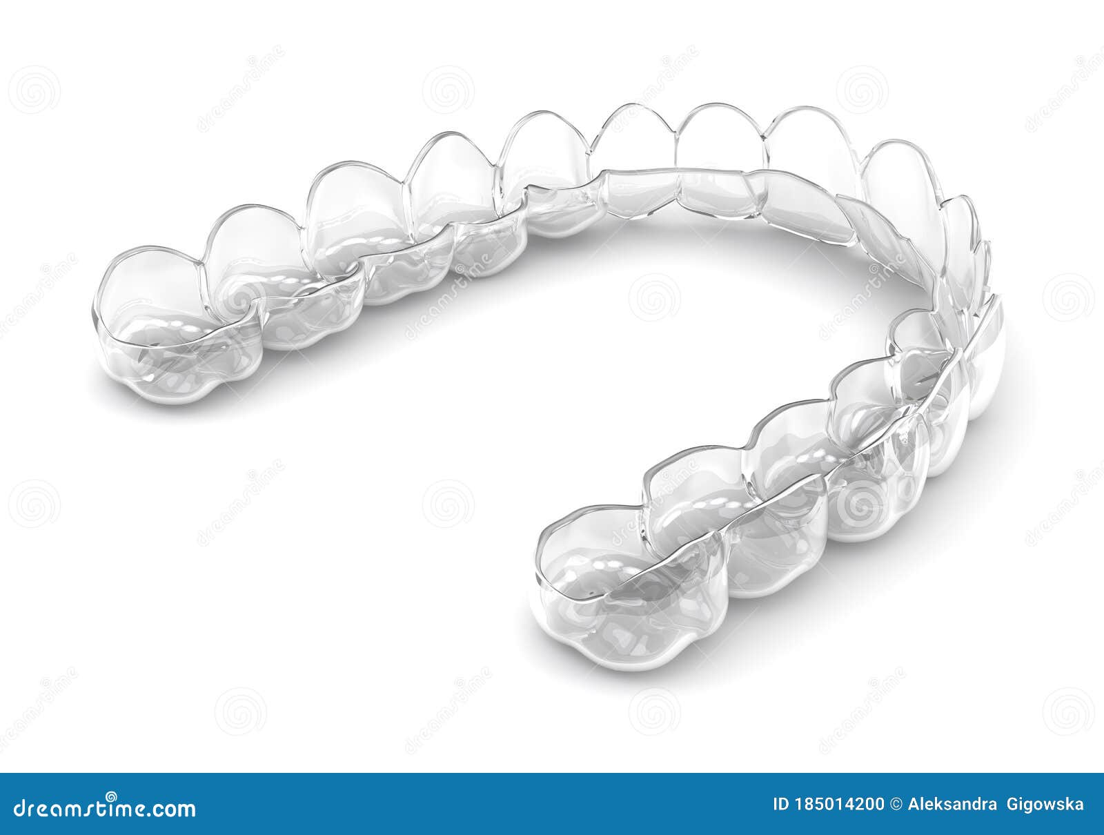3d Render of Invisalign Removable and Invisible Retainer Stock ...