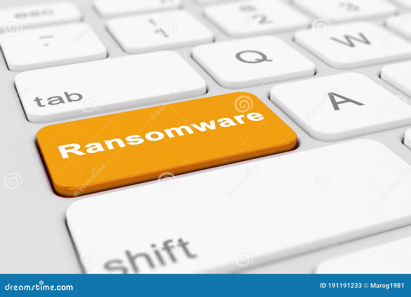 The Message Ransomware On The Background Of The World Map. Stock ...