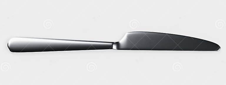 3D Render of Knife stock illustration. Illustration of flatware - 263091520