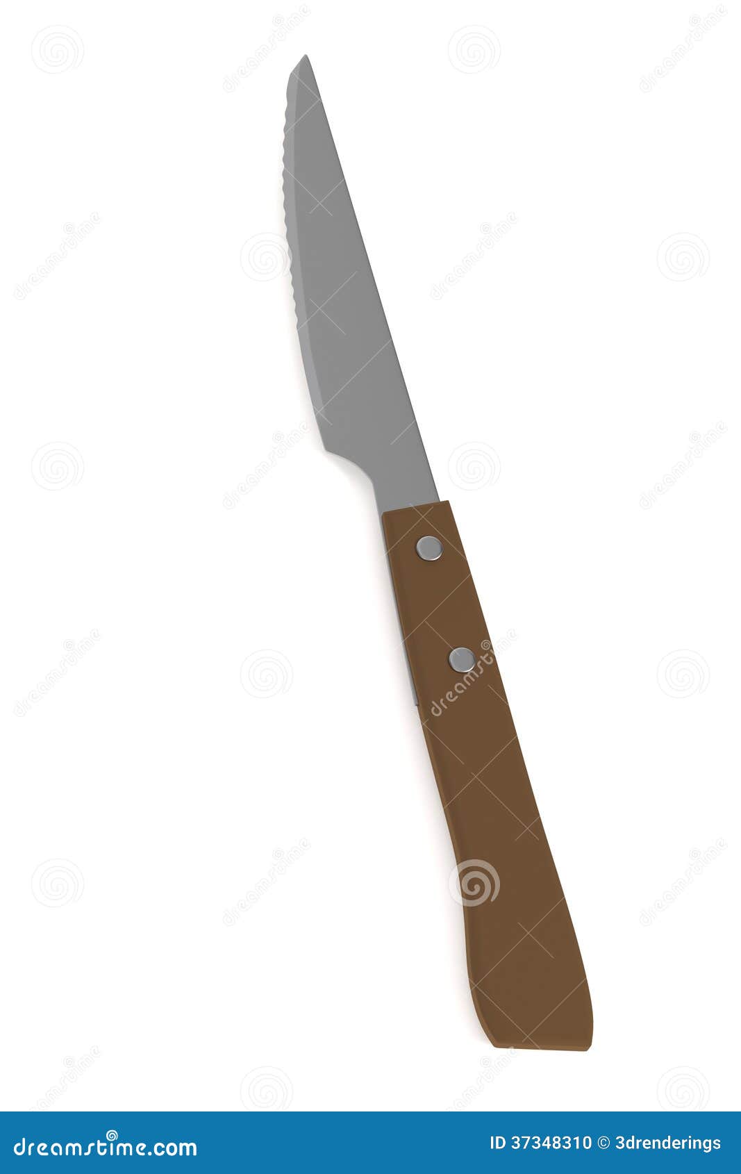 3d render of knife stock illustration. Illustration of food - 37348310