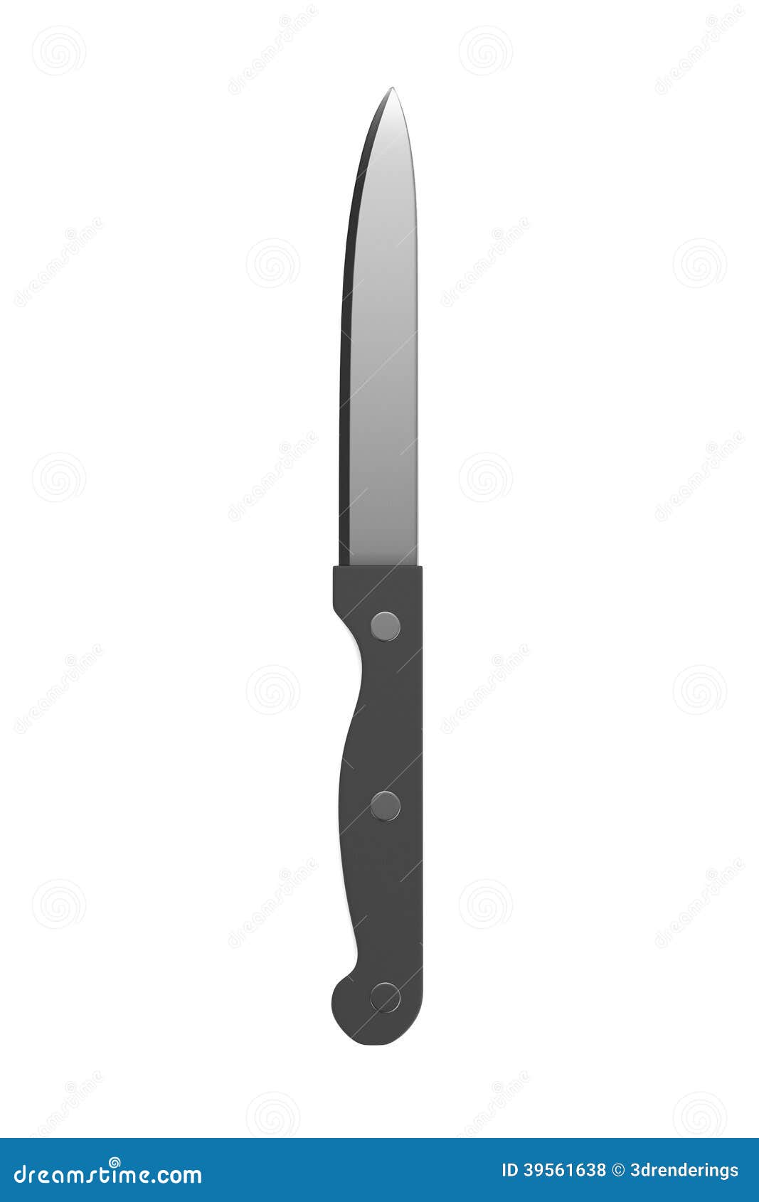 3d render of knife stock illustration. Illustration of realistic - 39561638