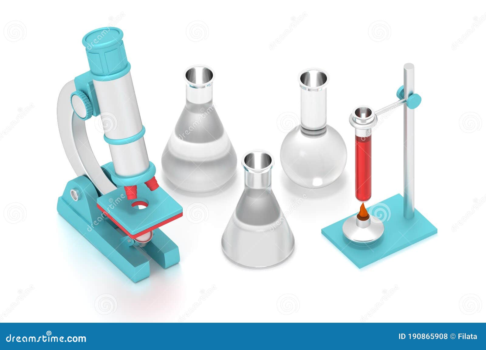 Render Of Laboratory Equipment Stock Photography | CartoonDealer.com ...