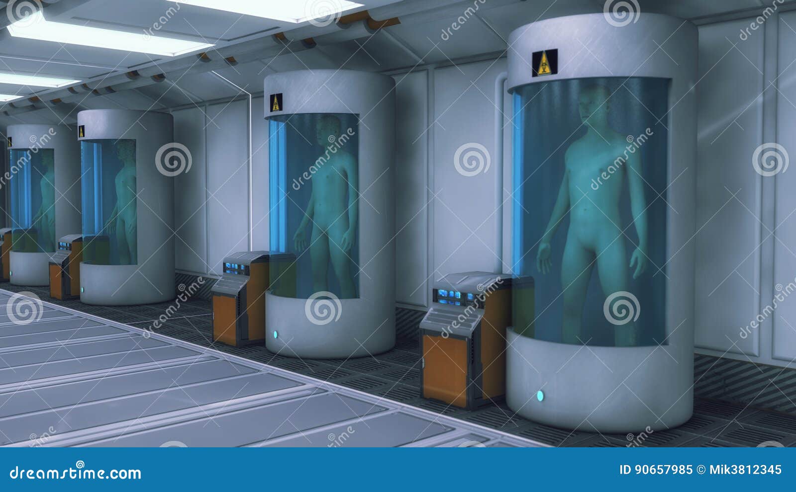 3d Render. Laboratory Manufacturing Stock Illustration - Illustration ...