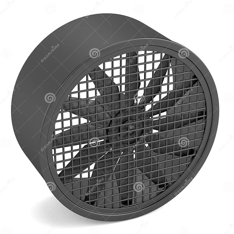 3d render of large fan stock illustration. Illustration of realistic ...