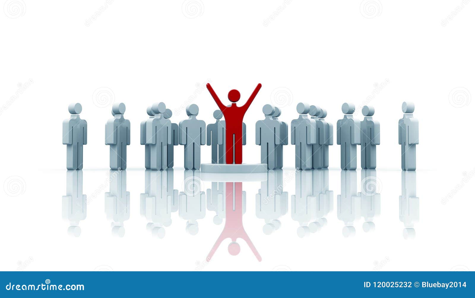 Leadership concept stock illustration. Illustration of contributor ...