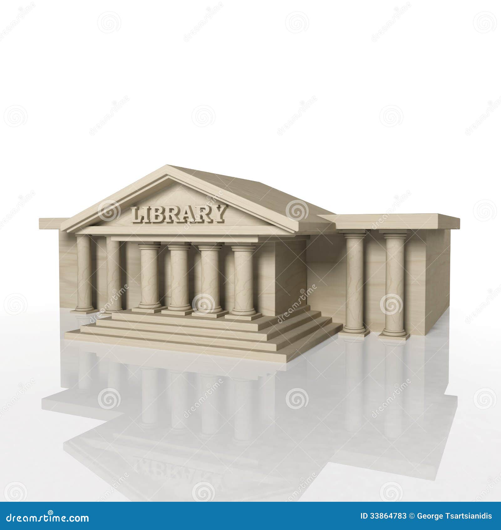 Library Building Isometric 3d Icon Cartoon Vector | CartoonDealer.com ...