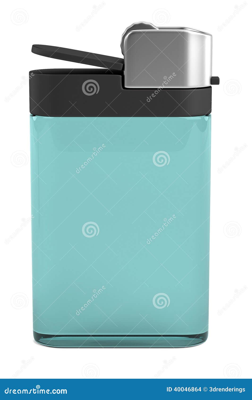 3d render of lighter stock illustration. Illustration of lighter - 40046864
