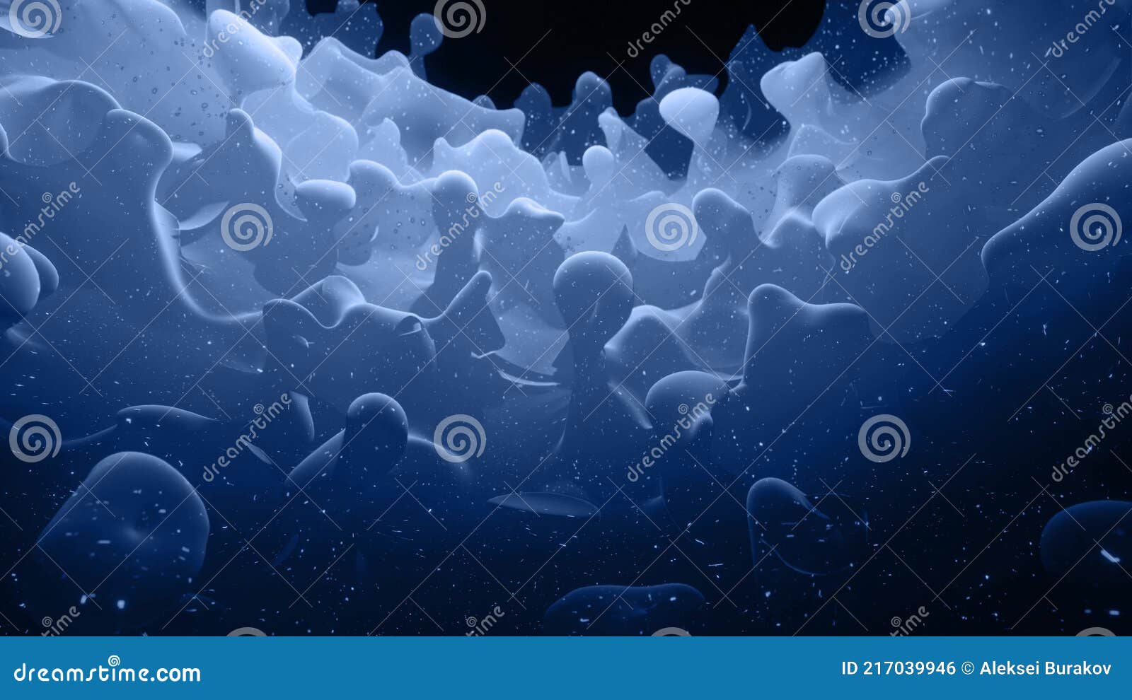 3d Render. Liquid Gray Gradient. Matte Paint Surface As Abstract ...