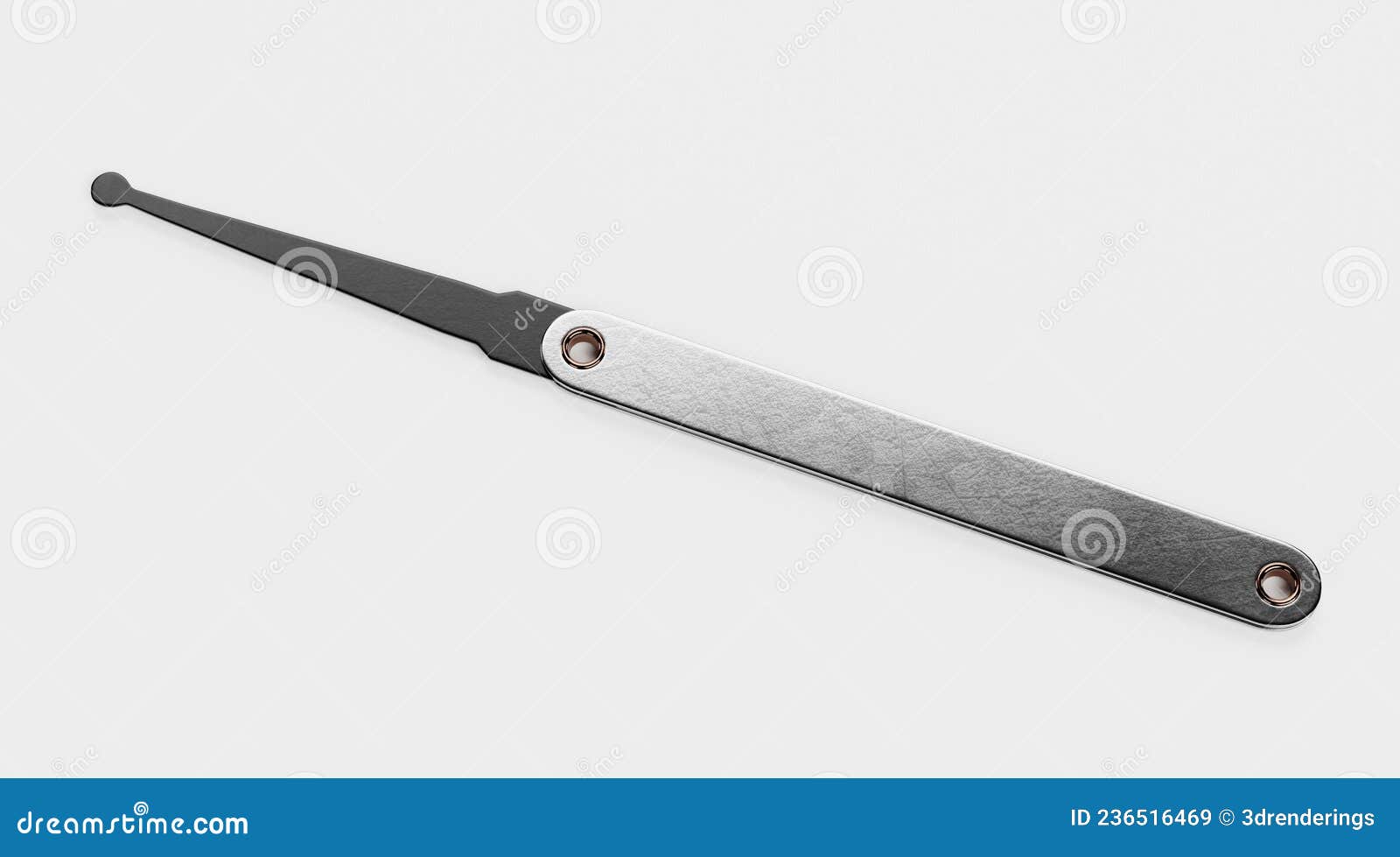 3D Render of Lock PIck stock illustration. Illustration of render ...