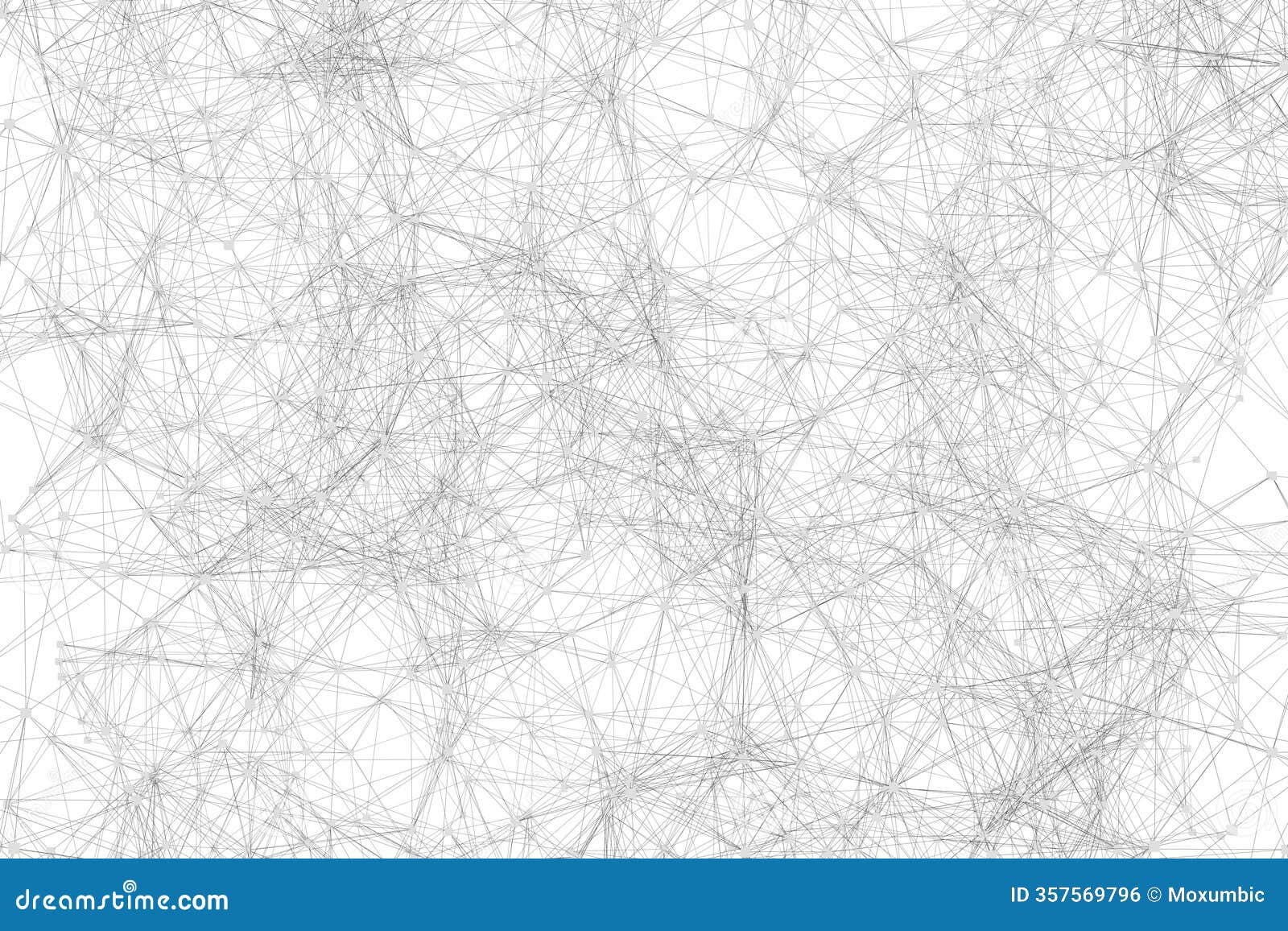 3d Render Loop Abstract Technology Plexus Connection Dot Wireframe On