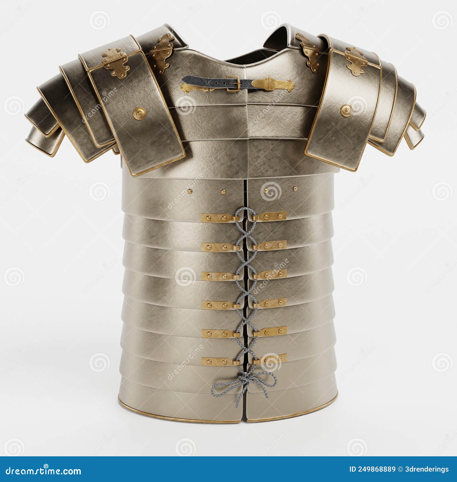 3D Render of Lorica Segmentata Stock Illustration - Illustration of ...