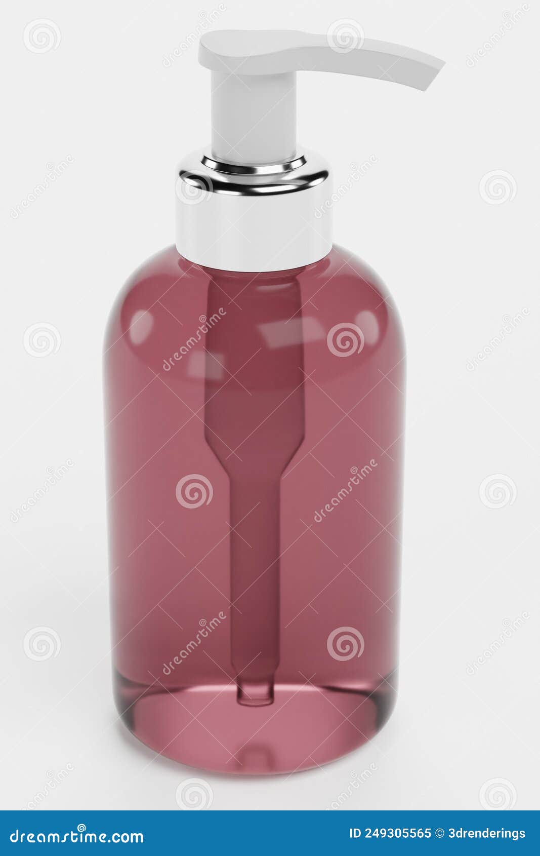3D Render of Lotion stock illustration. Illustration of fashion - 249305565