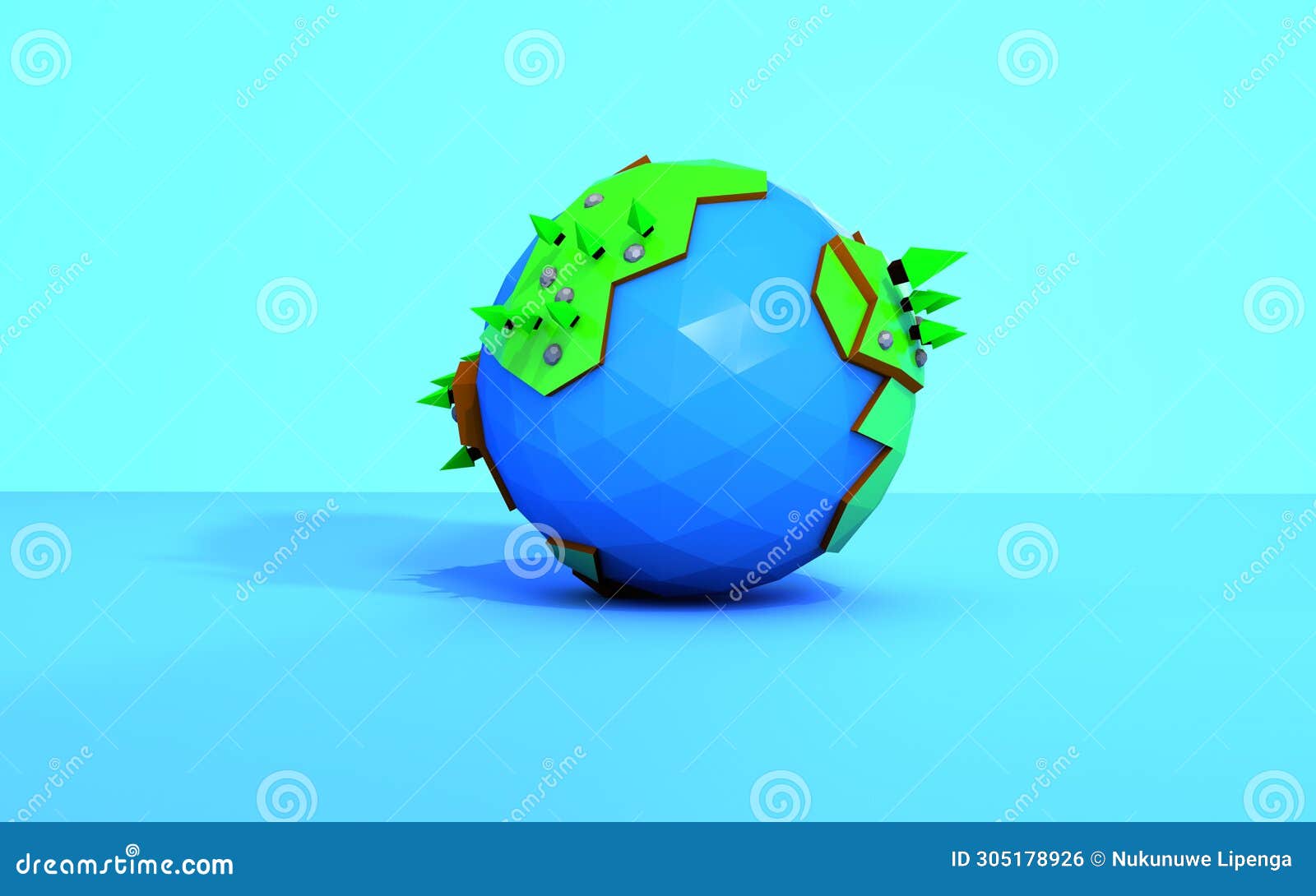 3D Render of Low Poly Planet Earth with Low Poly Greenery Stock ... 3D Render of Low Poly Planet Earth with Low Poly Greenery Stock ...