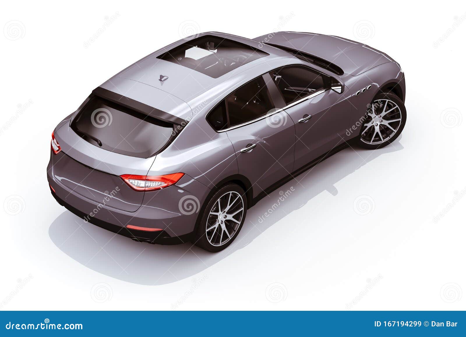 3d Render of Luxury SUV Car Stock Illustration - Illustration of ...