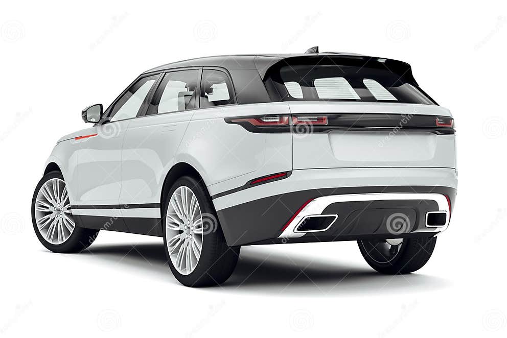 3d Render of Luxury SUV Car Stock Illustration - Illustration of ...
