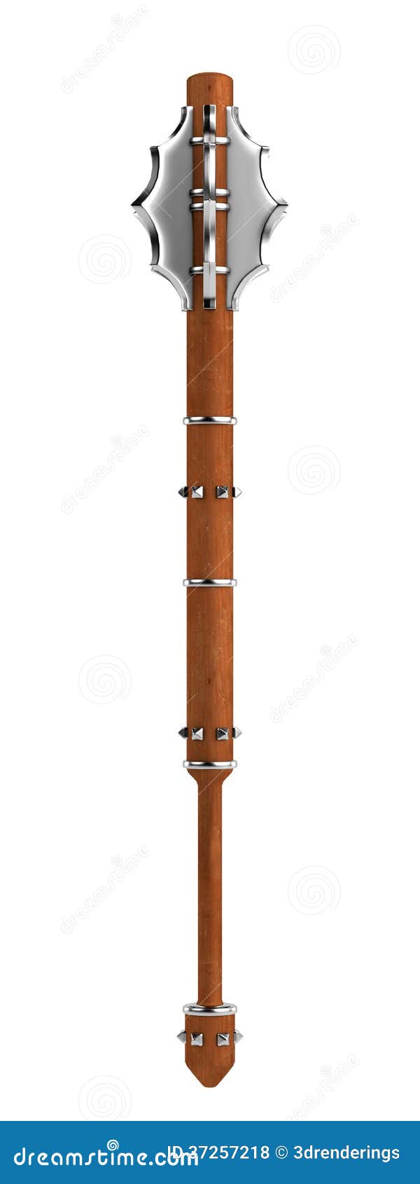 Mace Realistic Illustration Cartoon Vector | CartoonDealer.com #16281211