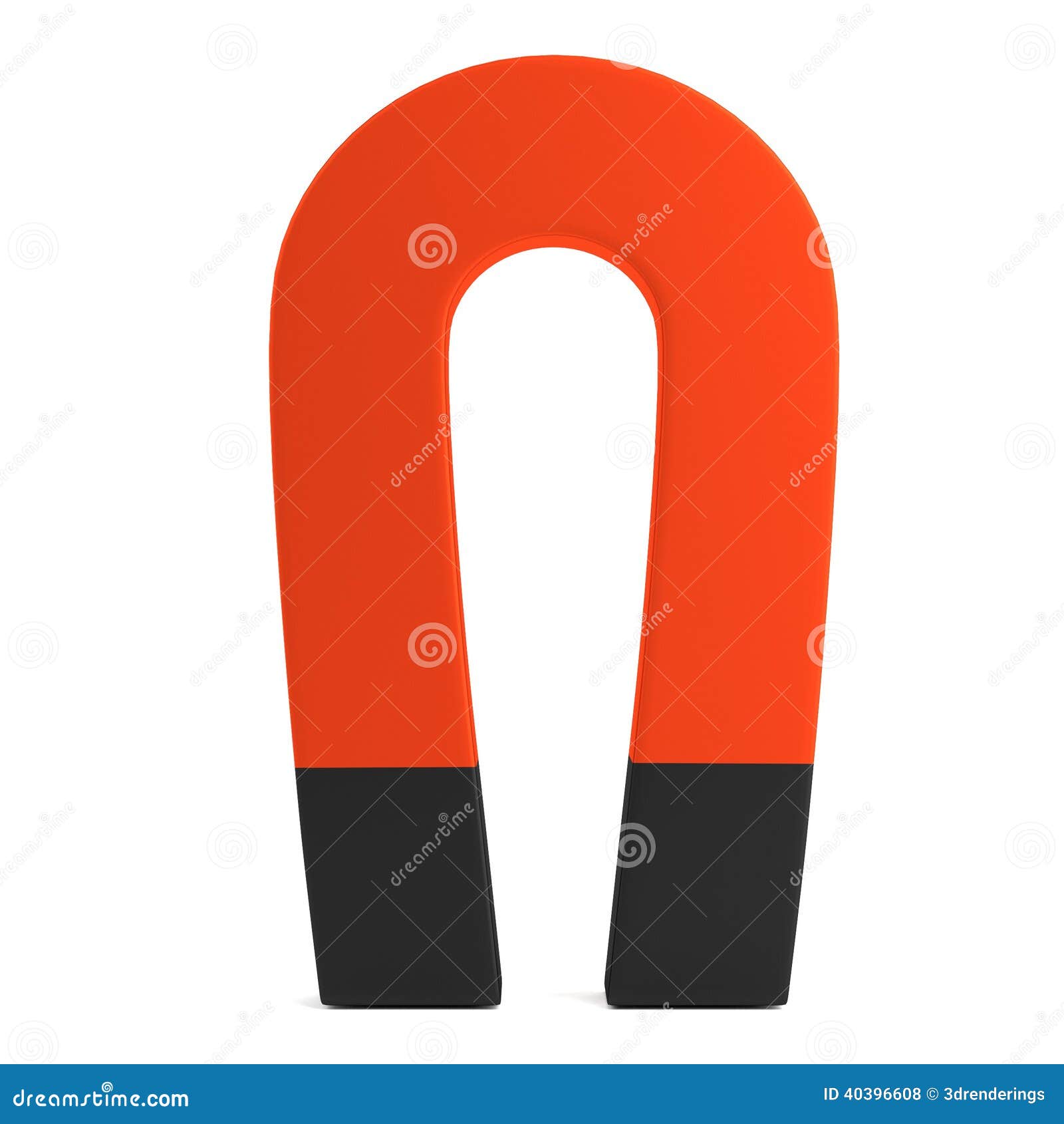 3d render of magnet stock illustration. Illustration of realistic ...