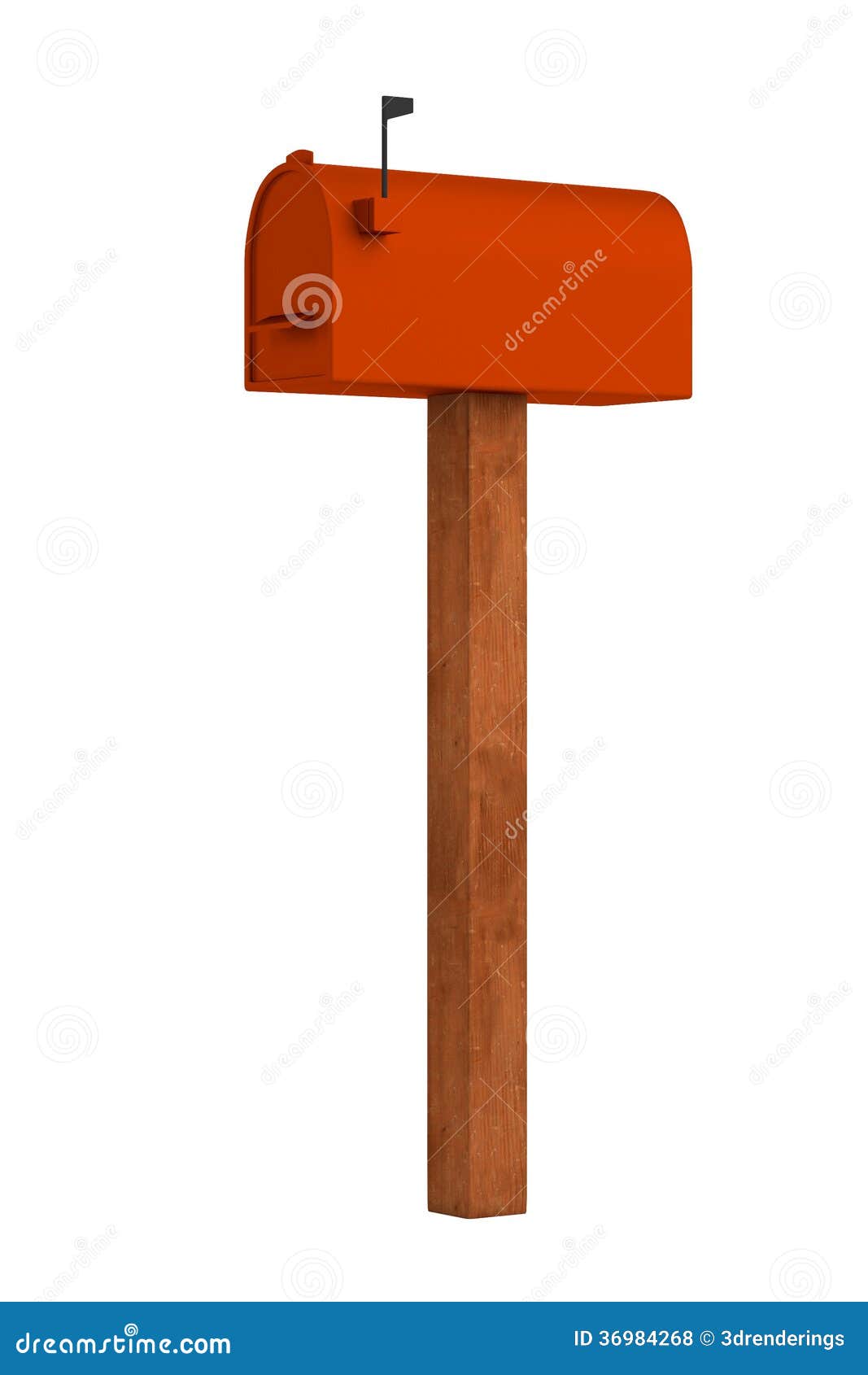 3d render of mailbox stock illustration. Illustration of graphics ...