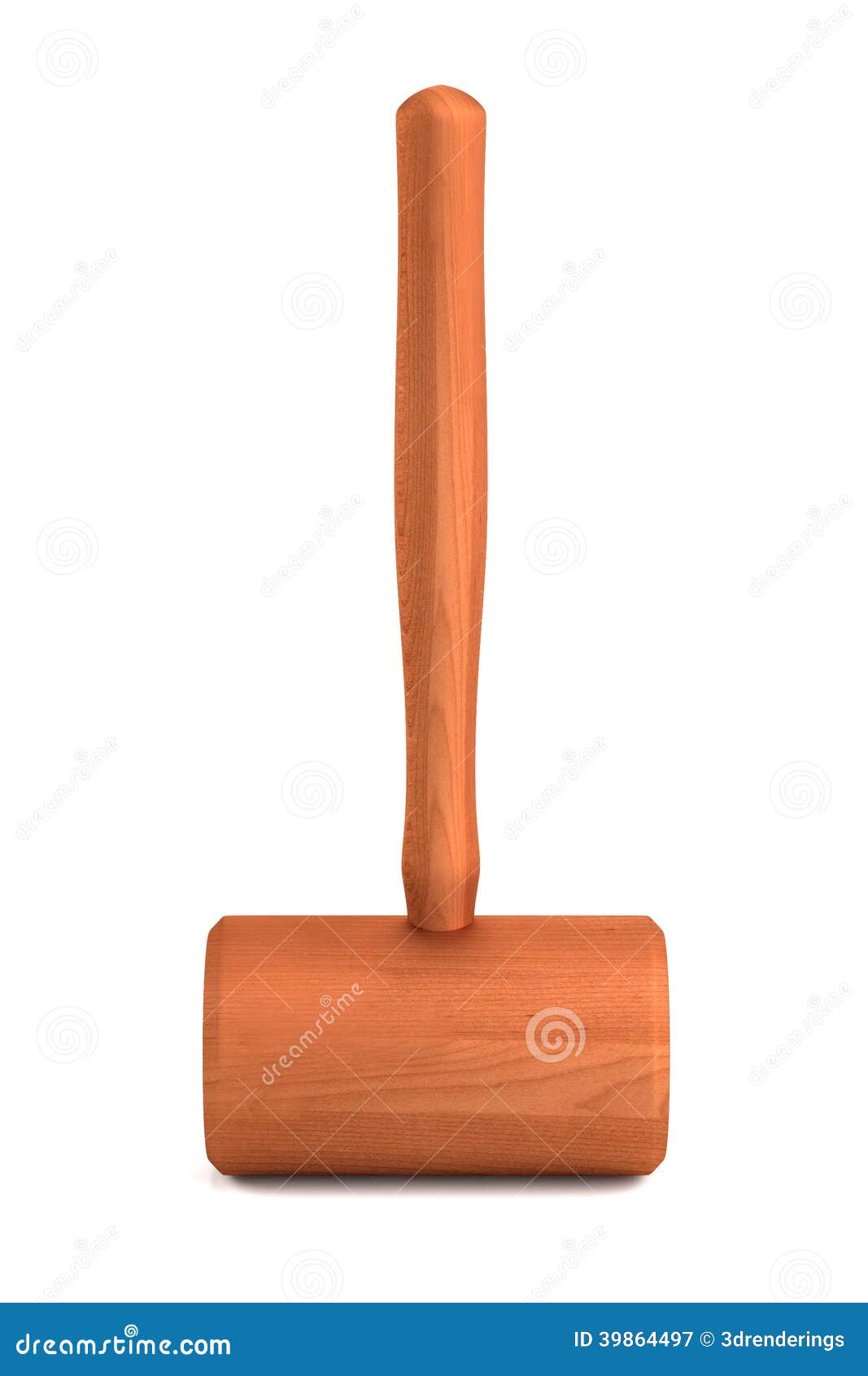 3d render of mallet stock illustration. Illustration of model - 39864497