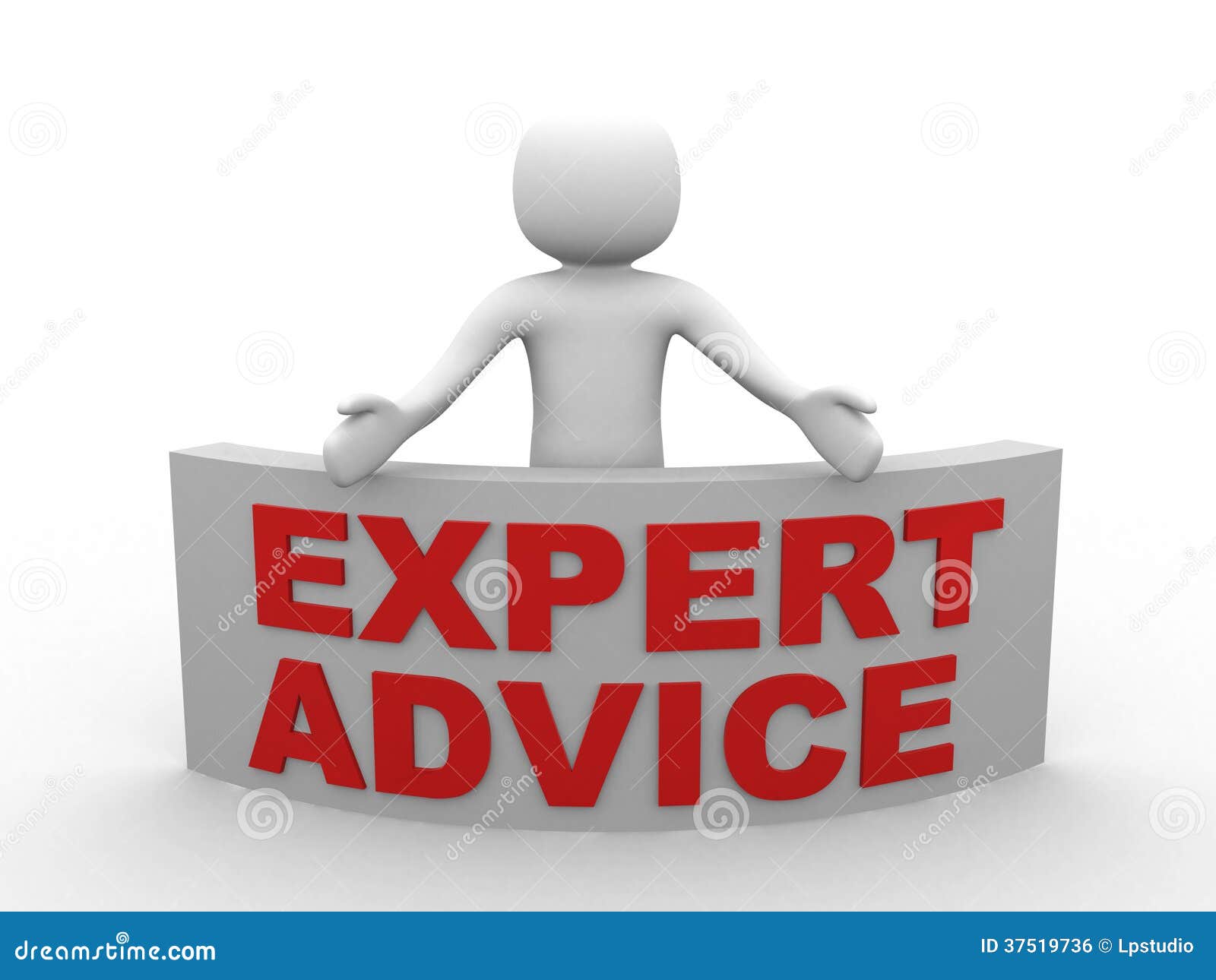 3d Render of Man Available for Expert Advice. 3d Rendering of Human ...