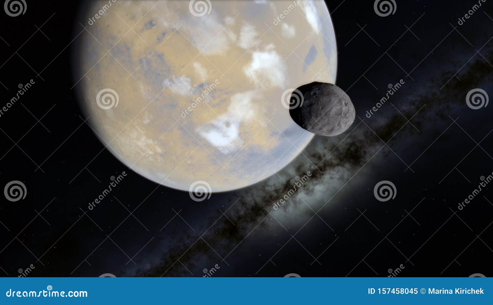 3d Render. Mars High Resolution Image. Mars is a Planet of the Solar ...
