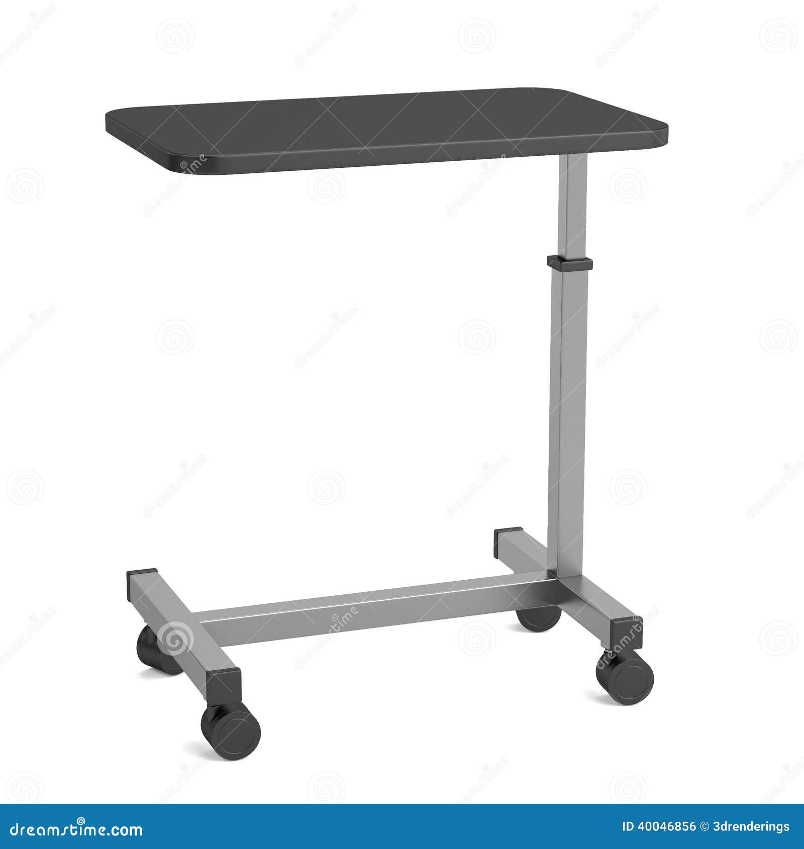 3d render of medical table stock illustration. Illustration of ...